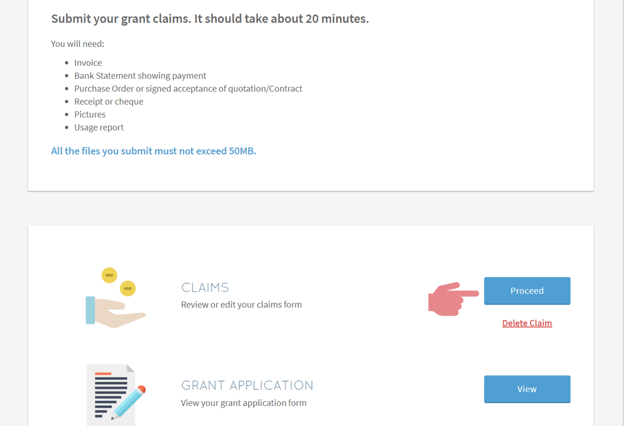 Xero PSG Claim Guide – 361DC