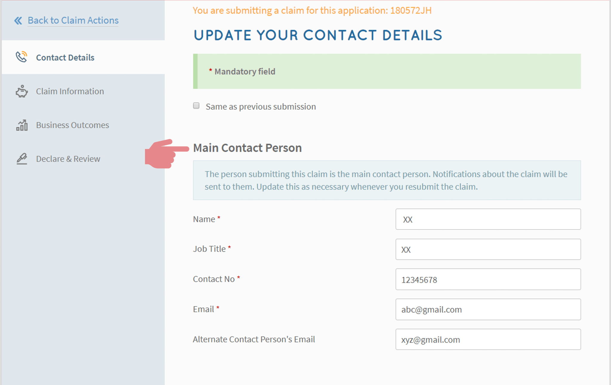 Xero PSG Claim Guide – 361DC