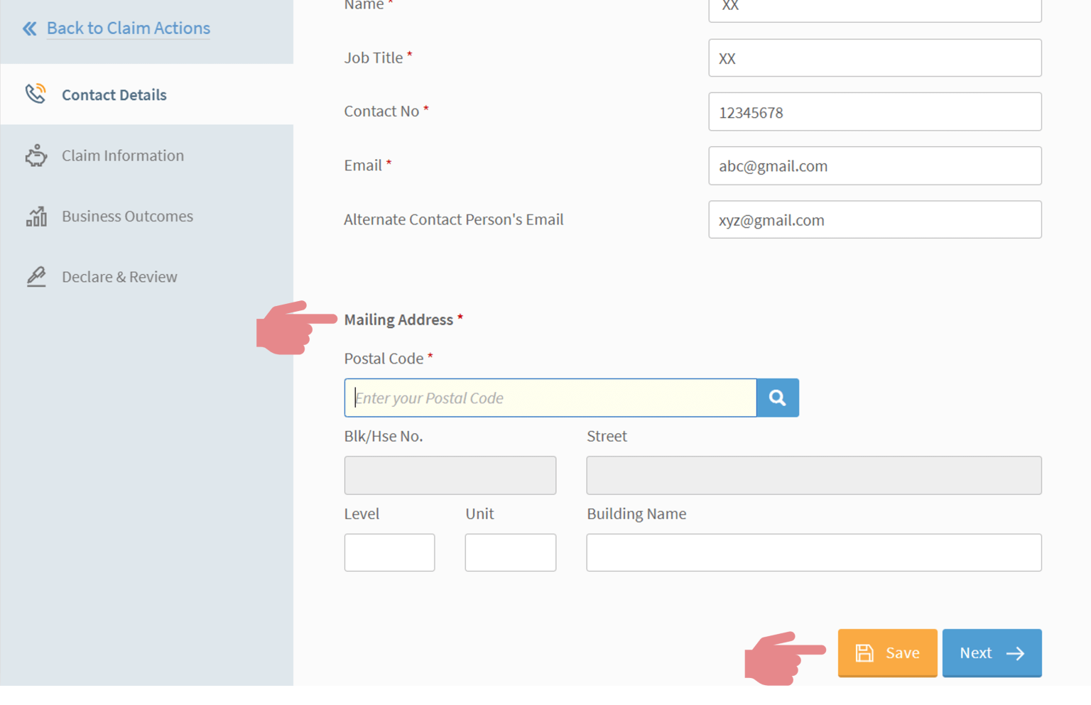 Xero PSG Claim Guide – 361DC